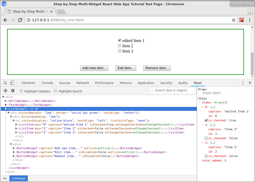 Building A Multi Widget React Web App